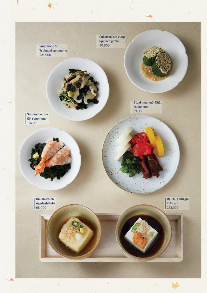 Our Menu - Masu
