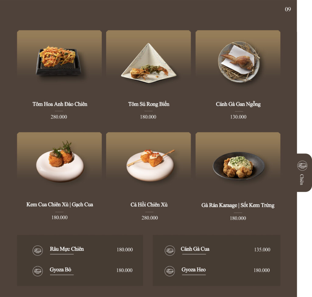 Our Menu - Masu